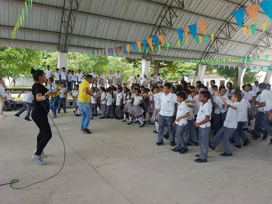 Visita a la IE José Guillermo Castro sede Mixta N.1, en el Municipio de la Jagua de Ibirico ...